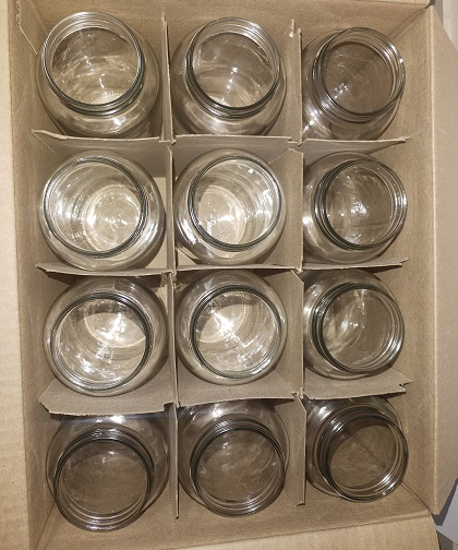 1 Liter Glass Bottle for Lab Dispenser - StainRx Automation